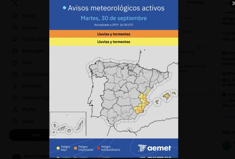 After more flooding in Valencia, storm eases but puts Balearics on ...